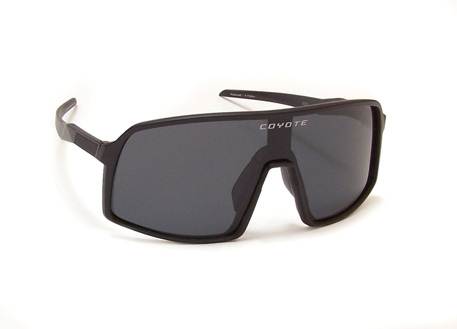 One-Piece Lens Wrap Python Sunglasses | Coyote Eyewear